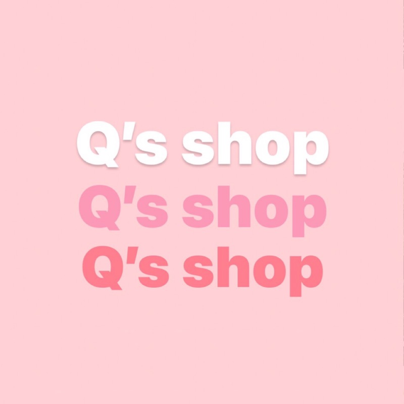 Q's shop, 線上商店 | 蝦皮購物