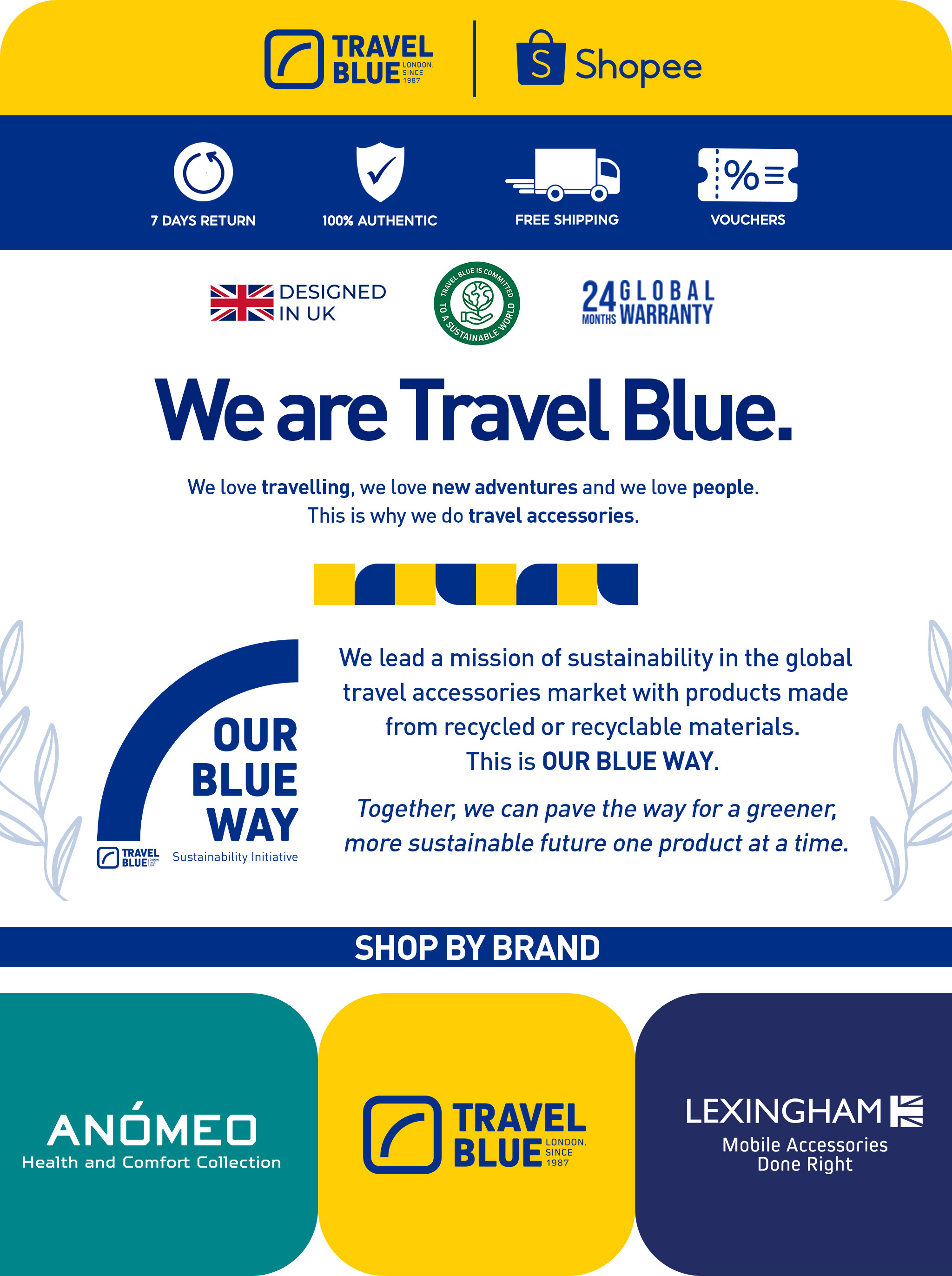 Travel Blue 英國藍旅 官方旗艦店, 線上商城 | 蝦皮購物